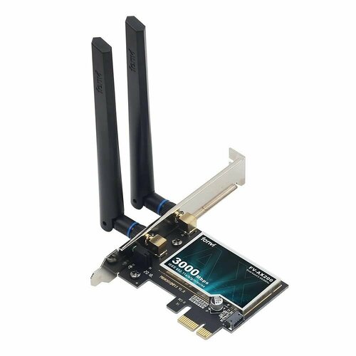 Wi-Fi-адаптер Fenvi AX200 PCIe 3000 Мбит, 2.4,5 ГГц с WiFi6