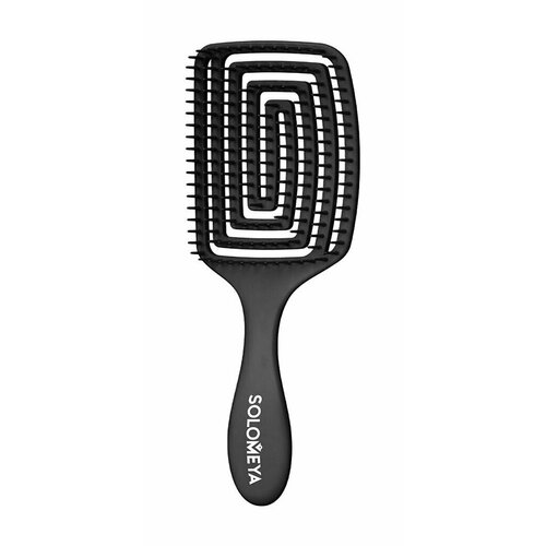 Расческа для сухих и влажных волос c ароматом винограда Solomeya Wet Detangler Brush Paddle Grape