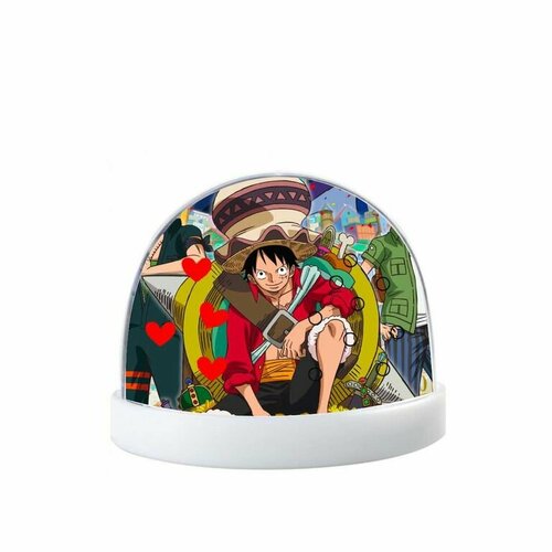 Водяной шар Ван Пис, One Piece №2, Блестки-сердечки