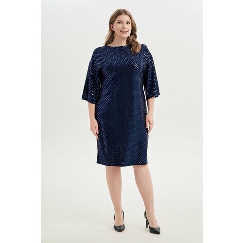 Платье Olsi, размер 56, синий
