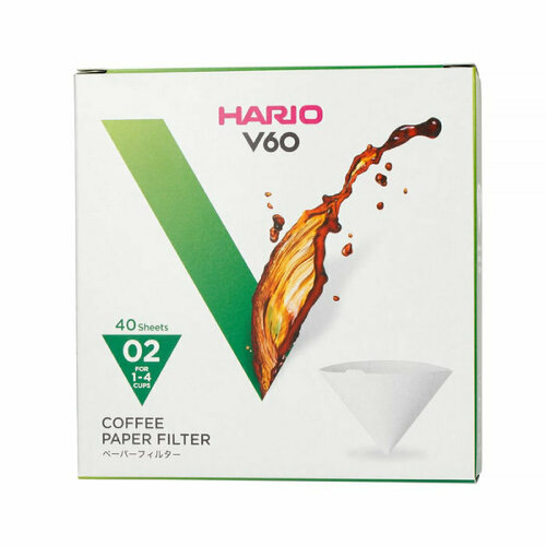 Hario Фильтры бумажные для воронок Hario VCF-02-40W 40 шт