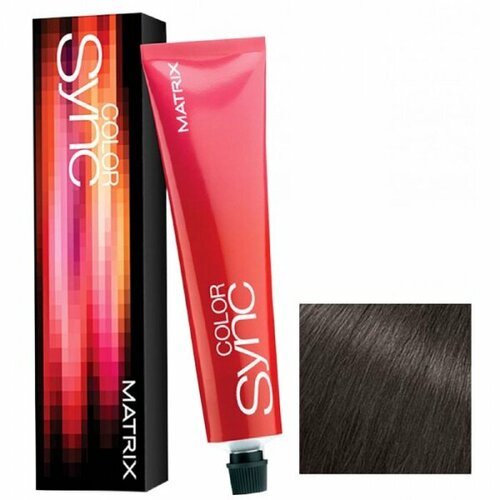Matrix Краска для волос 5AA Светлый шатен глубокий пепельный (Color Sync / Power Cools) E3665700 90 мл