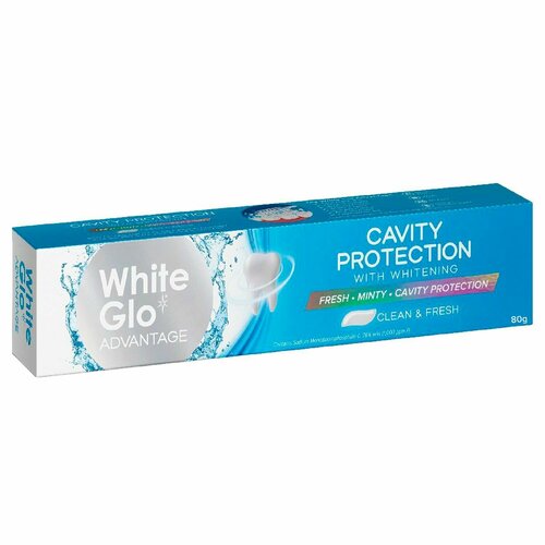 White Glo Зубная паста "Защита от кариеса", 80 гр