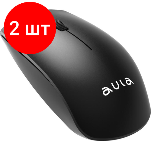 Комплект 2 штук, Мышь компьютерная беспроводная AULA AM201 1200dpi