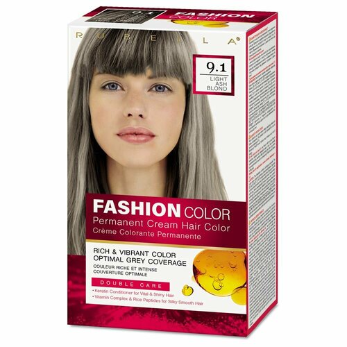 Rubella Fashion Color Краска для волос тон 9.1 Светло-пепельный блонд, 50 мл