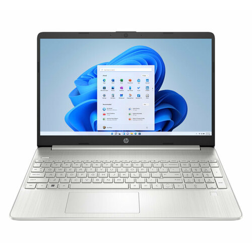 Ноутбук HP 15-dy5131wm, 15.6" FullHD (1920x1080) IPS/Intel Core i7-1215U 1.2 ГГц, 6 ядер/8 ГБ DDR4 3200 МГц/256 ГБ SSD/Intel UHD Graphics/Windows 11 Home, серебристый (8R0M1UA)