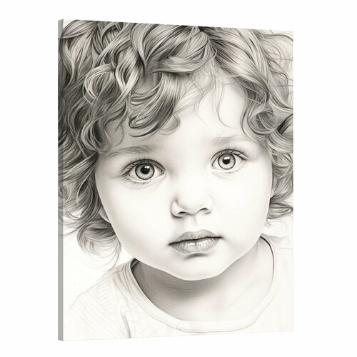 Интерьерная картина 50х70 "Рисунки детей"