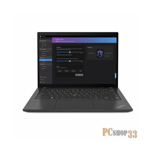 Ноутбук Laptop Lenovo ThinkPad model: T14 Gen 4 Black 14 FHD 300nits/i7-1355U/16GB/1TB SSD/W11PRO