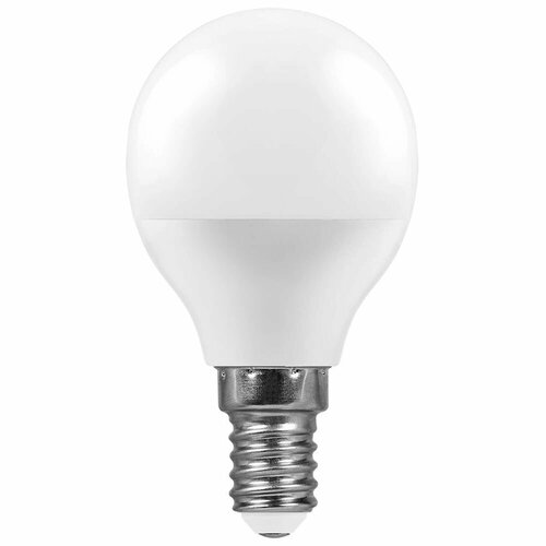 Лампа светодиодная Feron LB-550 Шарик E14 9W 175-265V 2700K (25801). Комплект из 10 шт.