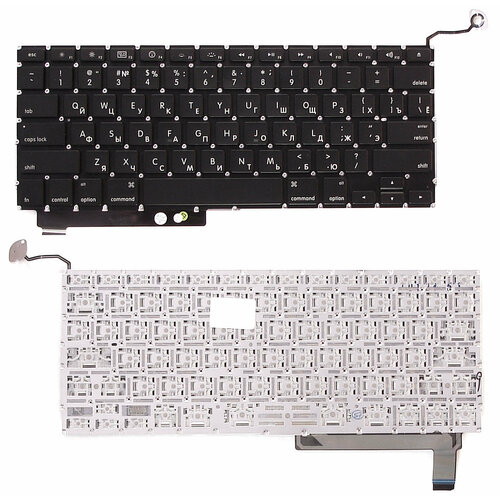Клавиатура для ноутбука MacBook A1286 с SD плоский ENTER