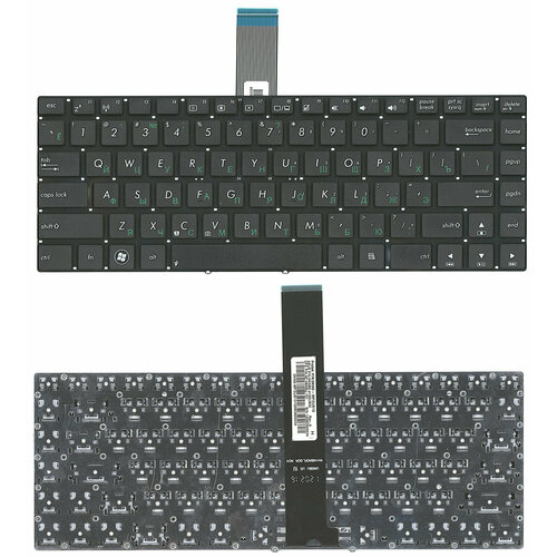Клавиатура для Asus K45DR, русская, черная, версия 2