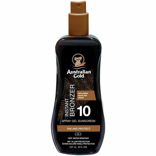 Спрей-гель SPF 10 Bronzer Australian Gold