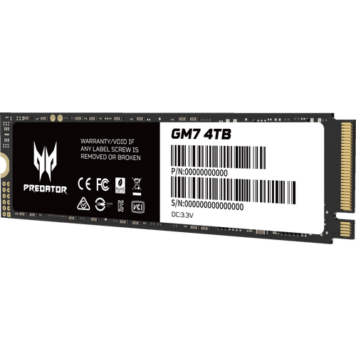 Накопитель SSD 4Tb Acer Predator GM7 (BL.9BWWR.120)