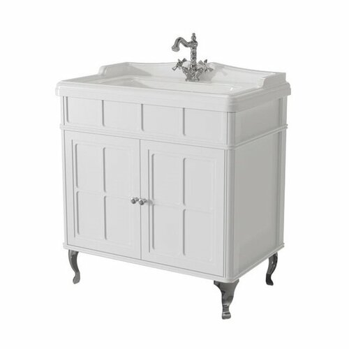 Мебель для ванной Caprigo Borgo 80 c 2 дверками белая