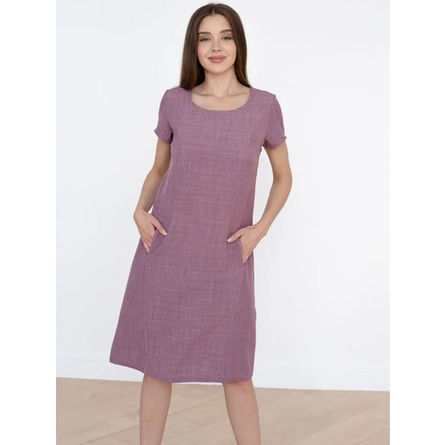 Платье Текстильный Край, размер 44, фиолетовый
