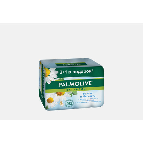 Туалетное мыло Palmolive, BS PALMOLIVE Multipack Chamomille&VitaminE 4*90g 360мл