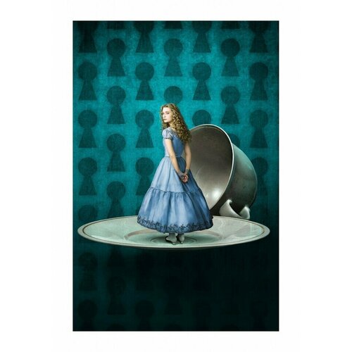 Плакат, постер на холсте Alice In Wonderland/Алиса В стране Чудес. Размер 21 х 30 см