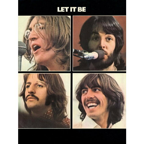 Плакат, постер на бумаге The Beatles/Битлз: Let it Be/музыкальные/поп исполнитель/артист/поп-звезда/группа. Размер 60 х 84 см