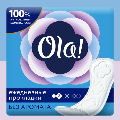 Ежедневные мягкие прокладки Ola! без аромата 60 шт.