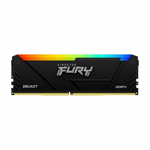 Модуль памяти Kingston 16GB DDR4 3733MHz DIMM FURY Beast Black RGB XMP