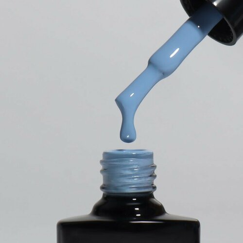 Queen fair Гель лак для ногтей «DELICATE NUDE», 3-х фазный, 8 мл, LED/UV, цвет синий (32)