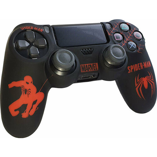 Силиконовый чехол для Dualshock 4 (Spider-Man)