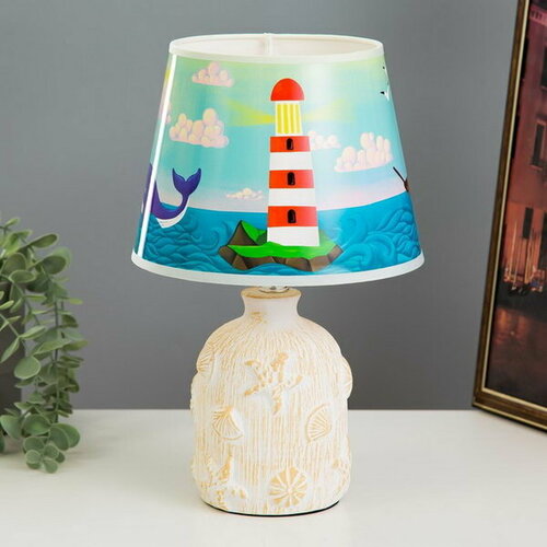 Настольная лампа "Морское побережье" Е14 15Вт 20х20х32.5 см
