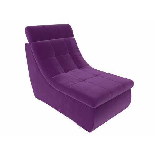 Модуль Холидей Люкс кресло, Микровельвет фиолетовый