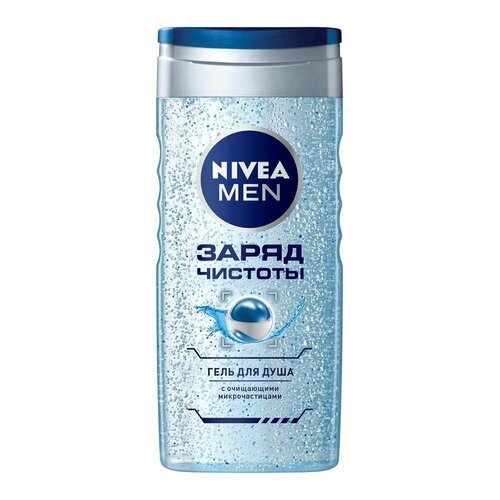 Гель для душа Nivea Men Заряд Чистоты, 250мл