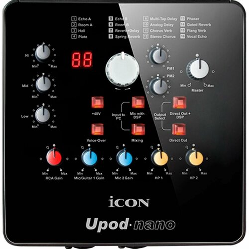 Портативный USB-аудиоинтерфейс iCON Upod Nano