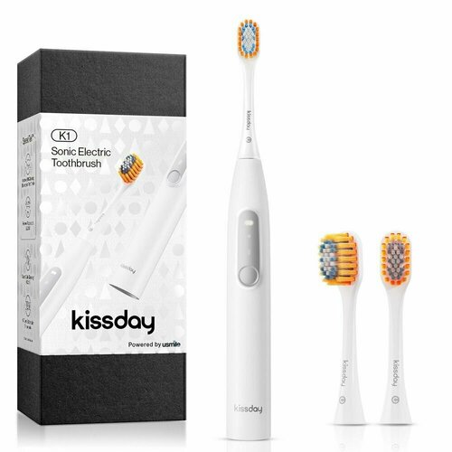 Электрическая зубная щетка Kissday K1, белая