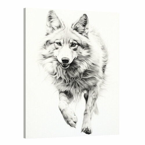 Интерьерная картина 50х70 "Путь лисы"
