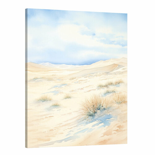 Интерьерная картина 50х70 "Пейзаж с песчаными дюнами"