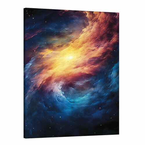 Интерьерная картина 50х70 "Космический Ветер"