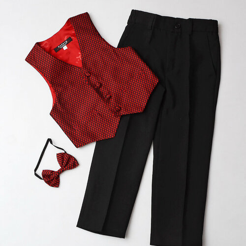 Комплект одежды RODENG, размер 92, бордовый
