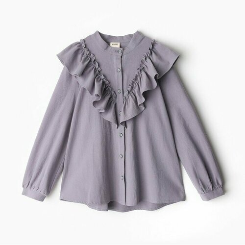 Блуза Minaku, размер 128/56, серый