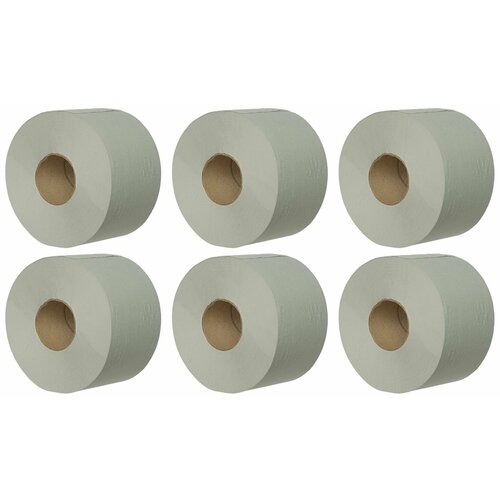 OfficeClean Туалетная бумага Терралайн Эко тиснение, 1 слой, 200 м, 2 штуки