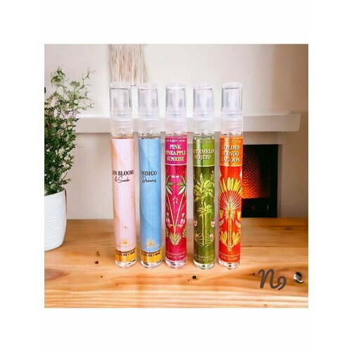 Сет мини спрей для тела Bath & Body Works 10мл x 5шт - N9