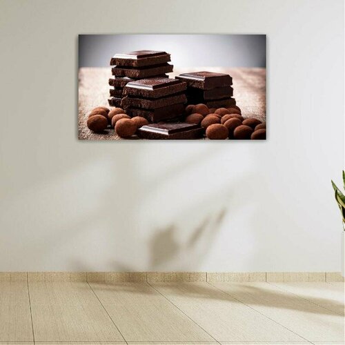 Картина на холсте 60x110 LinxOne "Десерт сладкое конфеты еда" интерьерная для дома / на стену / на кухню / с подрамником