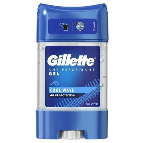 Gillette гелиевый дезодорант антиперспирант Cool Wave 2х70мл.