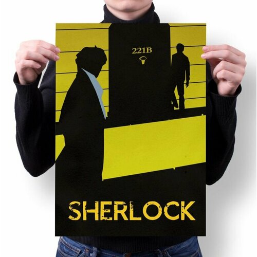 Плакат Шерлок, Sherlock №9, А4