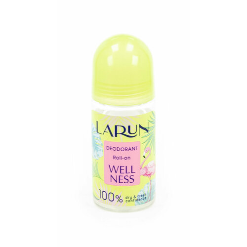Дезодорант женский Larun / Ларун Wellness ролик 70мл / защита от пота и запаха