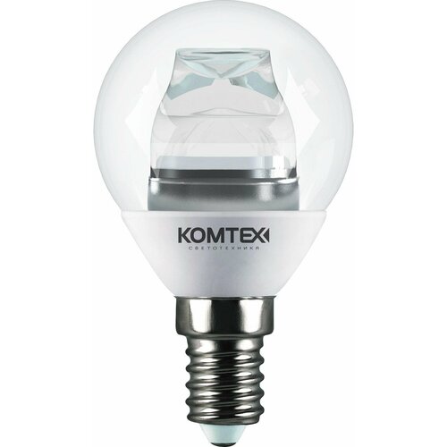 Comtech Лампа LED эксперт шар хрустальный G45 Е14 5W 4000К 280D