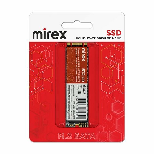 Накопитель SSD M.2 512GB Mirex (13640-512GBM2SAT)