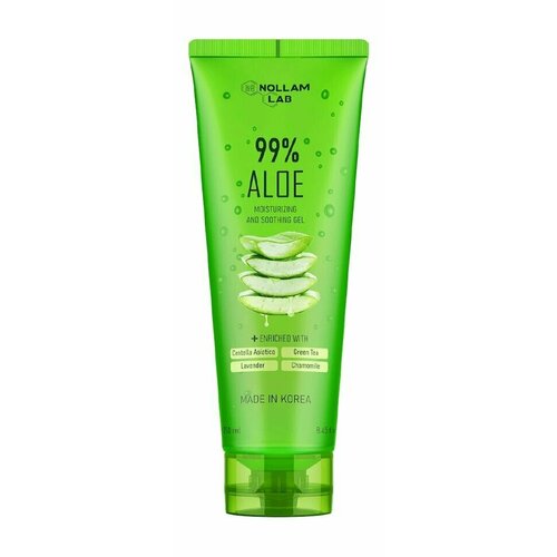 Увлажняющий и успокаивающий гель с соком алоэ Nollam Lab 99.2% Aloe Moisturizing and Soothing Gel