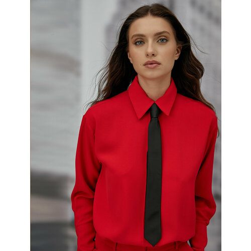 Рубашка KOTON, размер 44, красный