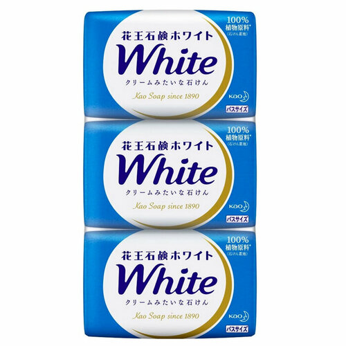 Увлажняющее крем-мыло для тела на основе кокосового молока КAO "White" с ароматом белых цветов