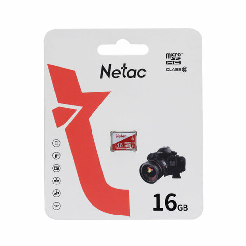 Netac карта памяти micro SDHC 16Gb Netac P500 Standard Class 10 UHS-I (NT02P500ECO-016G-S)