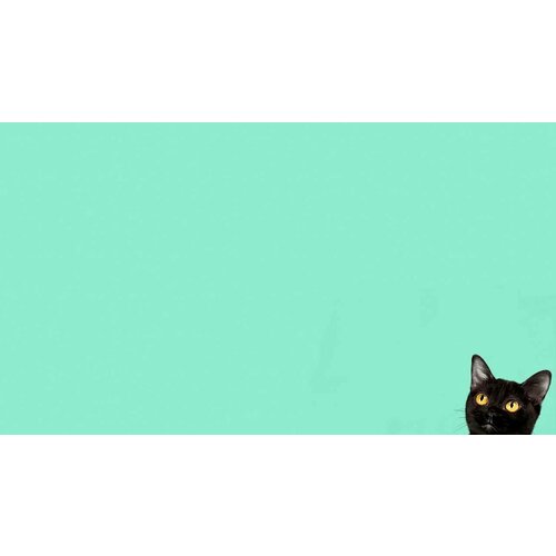 Картина на холсте 60x110 LinxOne "Кот явные артефакты" интерьерная для дома / на стену / на кухню / с подрамником
