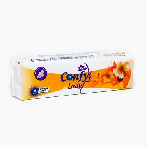 Прокладки Confy Lady, Classic long, 8 шт (комплект из 9 шт)